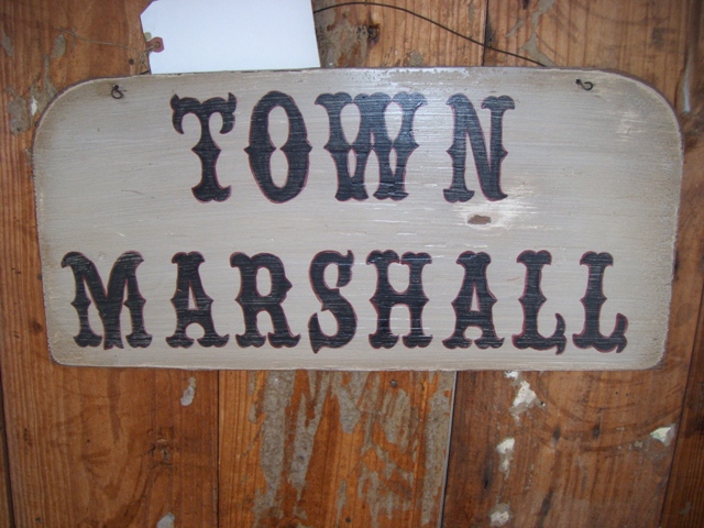 Custom Western Town Style painted signs by Holly, Vintage Decorator signs